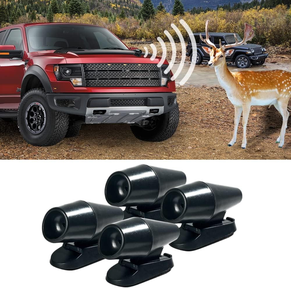 4 Pack Deer Warning Whistle for Car,Deer Warning Unit Animal Whistle ...