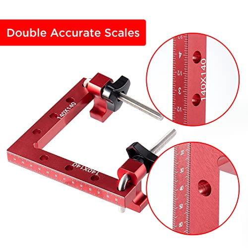 4 Pack Degree Square Clamp, Angles 90 Positioning Squares Tool, Fence ...