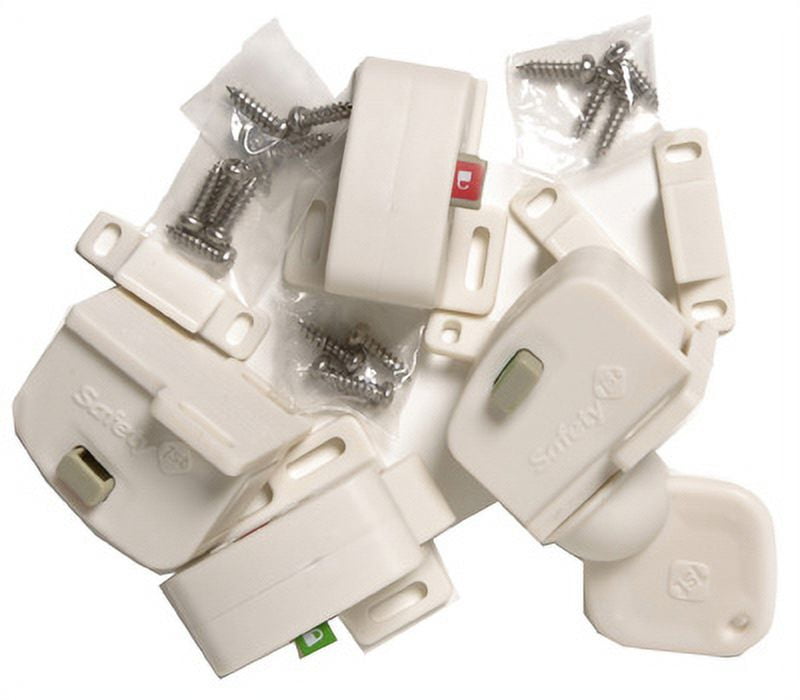 4 Pack, Deluxe Magnetic Tot Lock Starter Set, Contains 4 Tot Locks & 1 ...