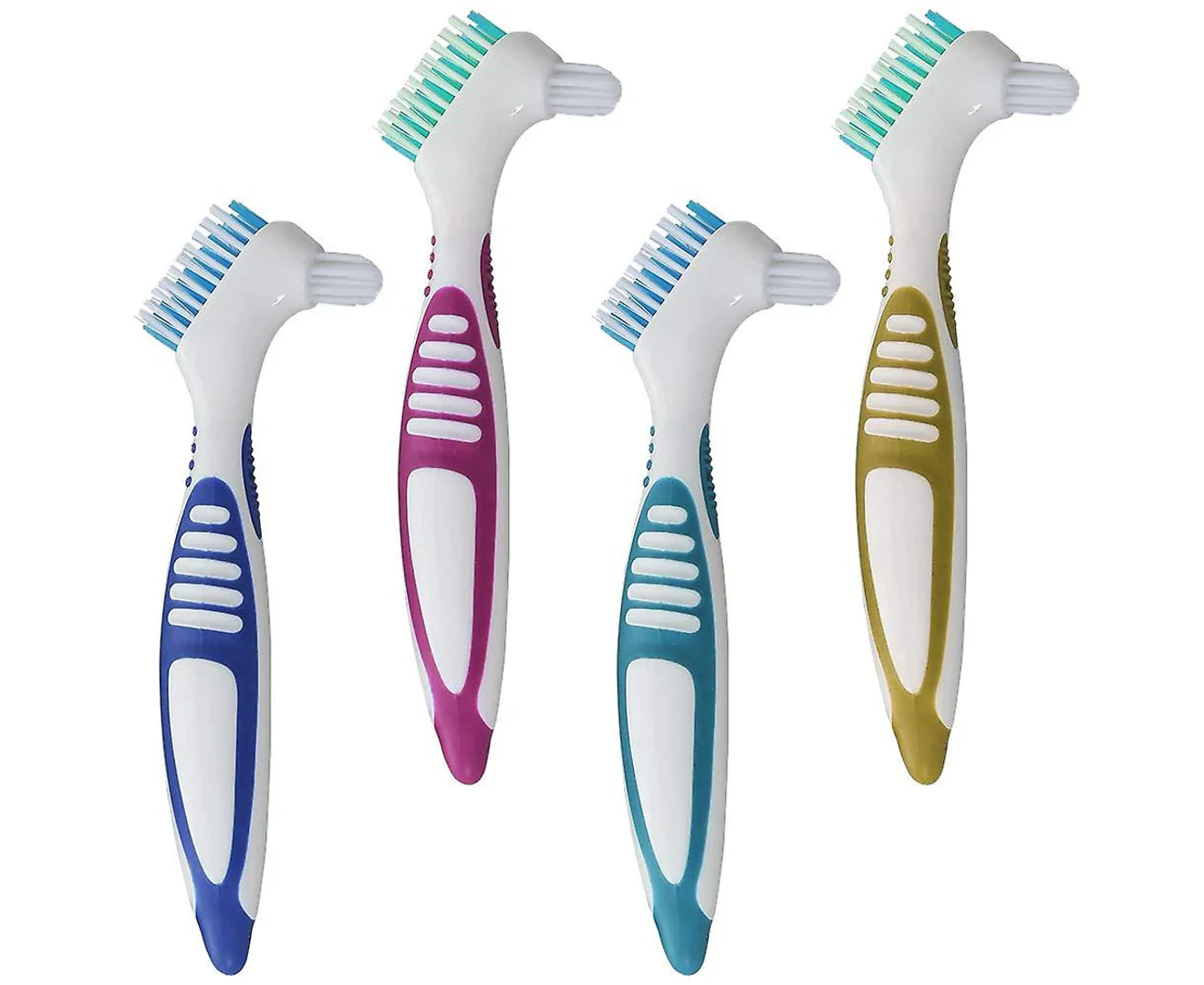 4-Pack Dual-Sided Brush Heads for Ultimate Dental Care Efficient ...