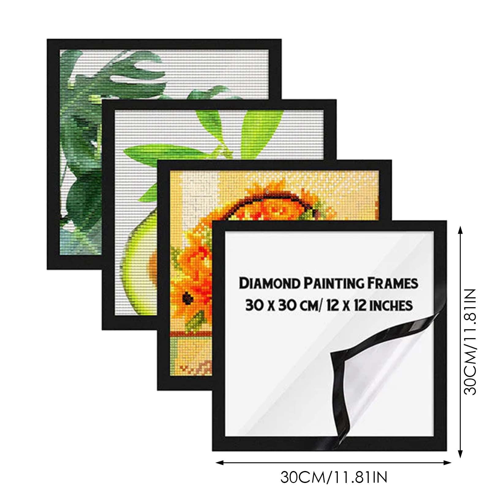 4 Pack Diamond Painting Frames Magnetic Diamond Art Frames Self ...