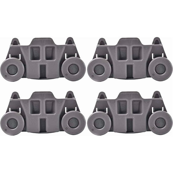 4 Pack Dishwasher Wheels Lower Rack, Dishwasher Replacement Parts Wheel ...