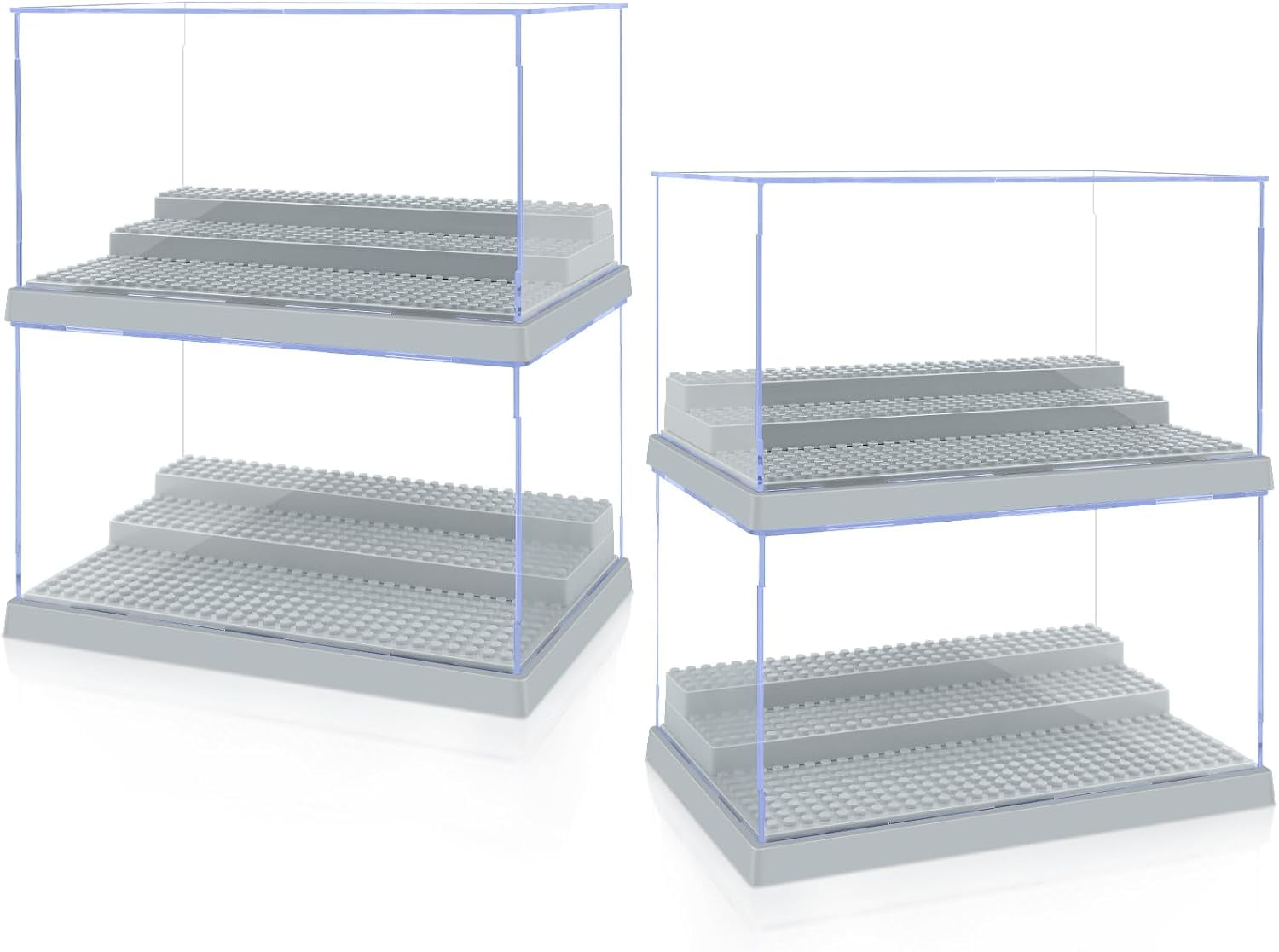 4 Pack Display Case for Minifigure Action Figures Blocks, Acrylic ...