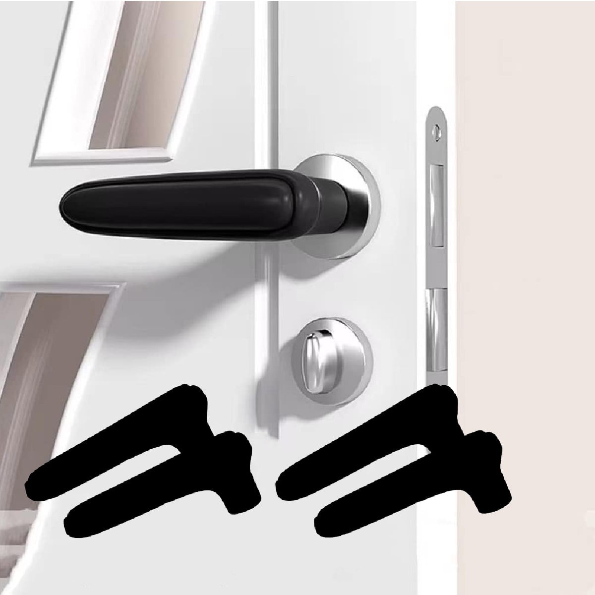 4 Pack Door Handle Covers - Trianu Anti-Scald Door Handle Protector ...