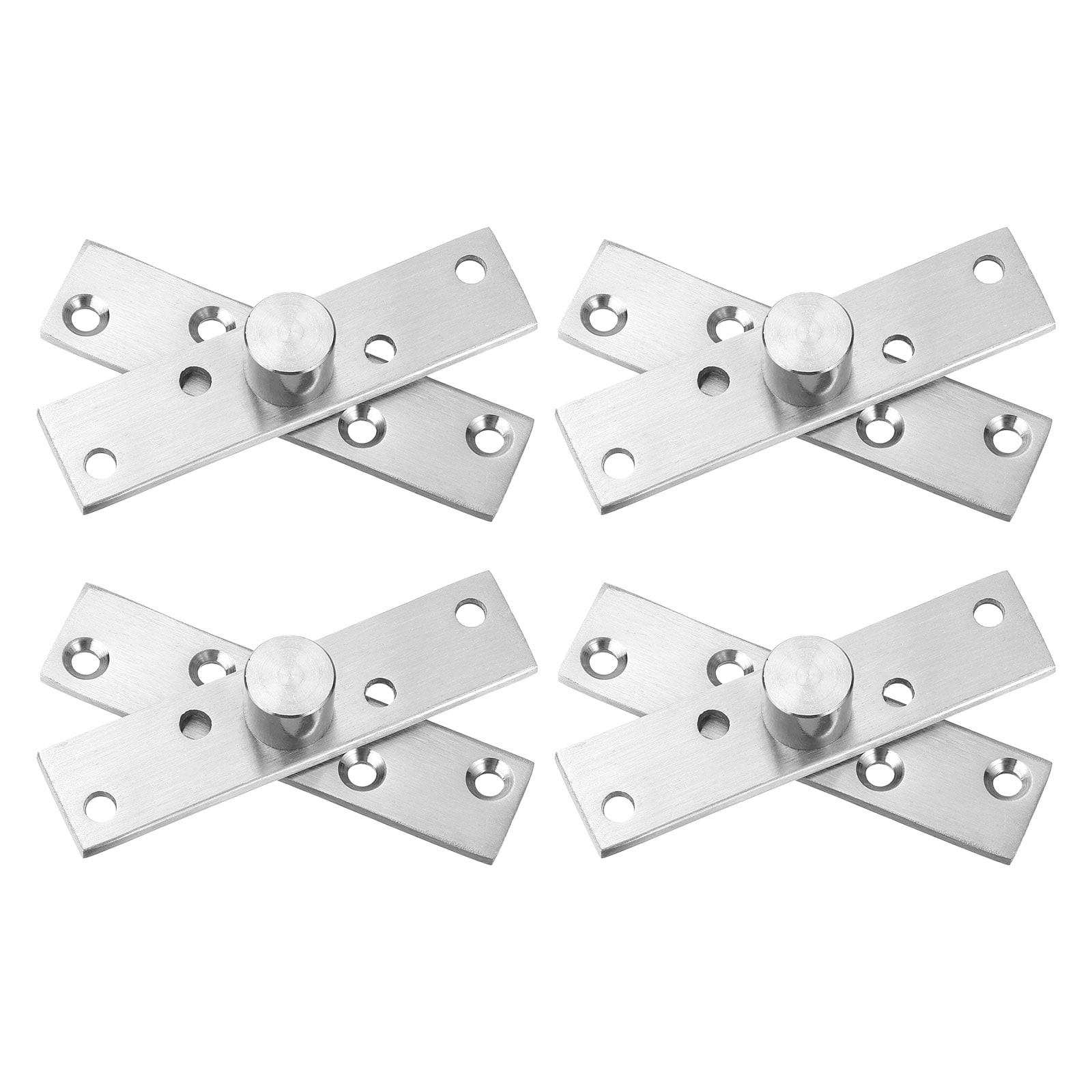 4 Pack Door Pivot Hinge 360 Degree Rotating Concealing Hinge Stainless ...