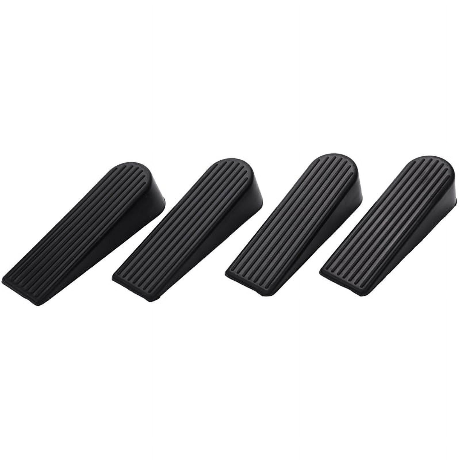4 Pack Door Stop Wedges, Rubber Non-Scratching Door Stoppers for Home ...