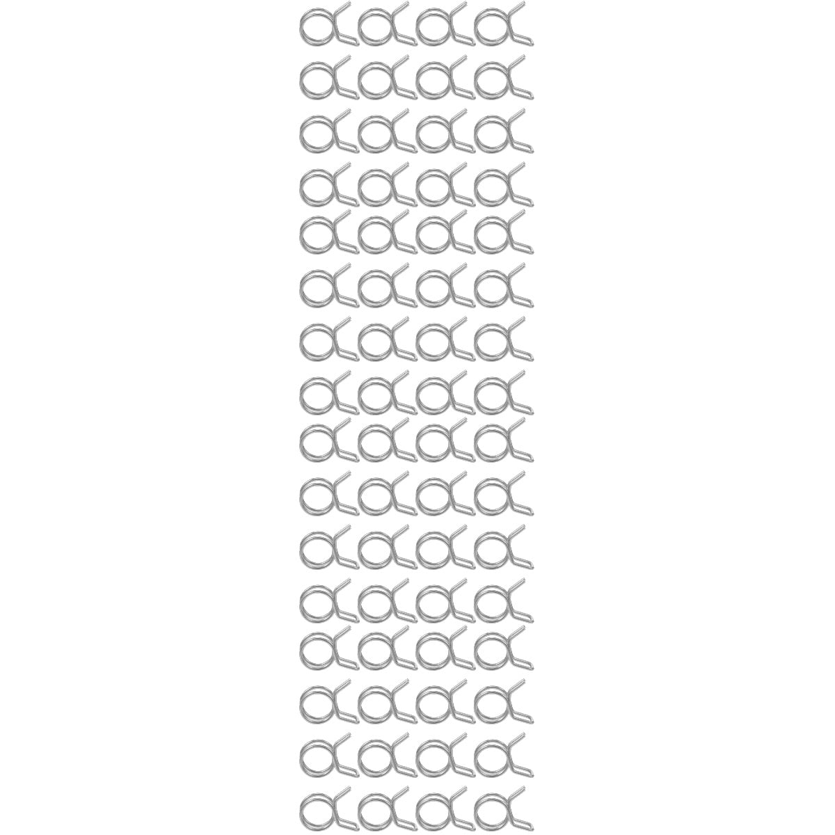 4 Pack Double Irrigation Hose Clamp Water Skewers Nozzle Silver ...