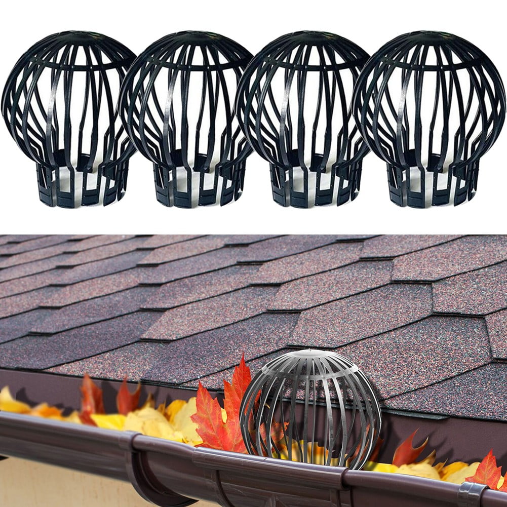 4 Pack Downpipe Leaf Protection Screens for Rain Gutter Closure ...