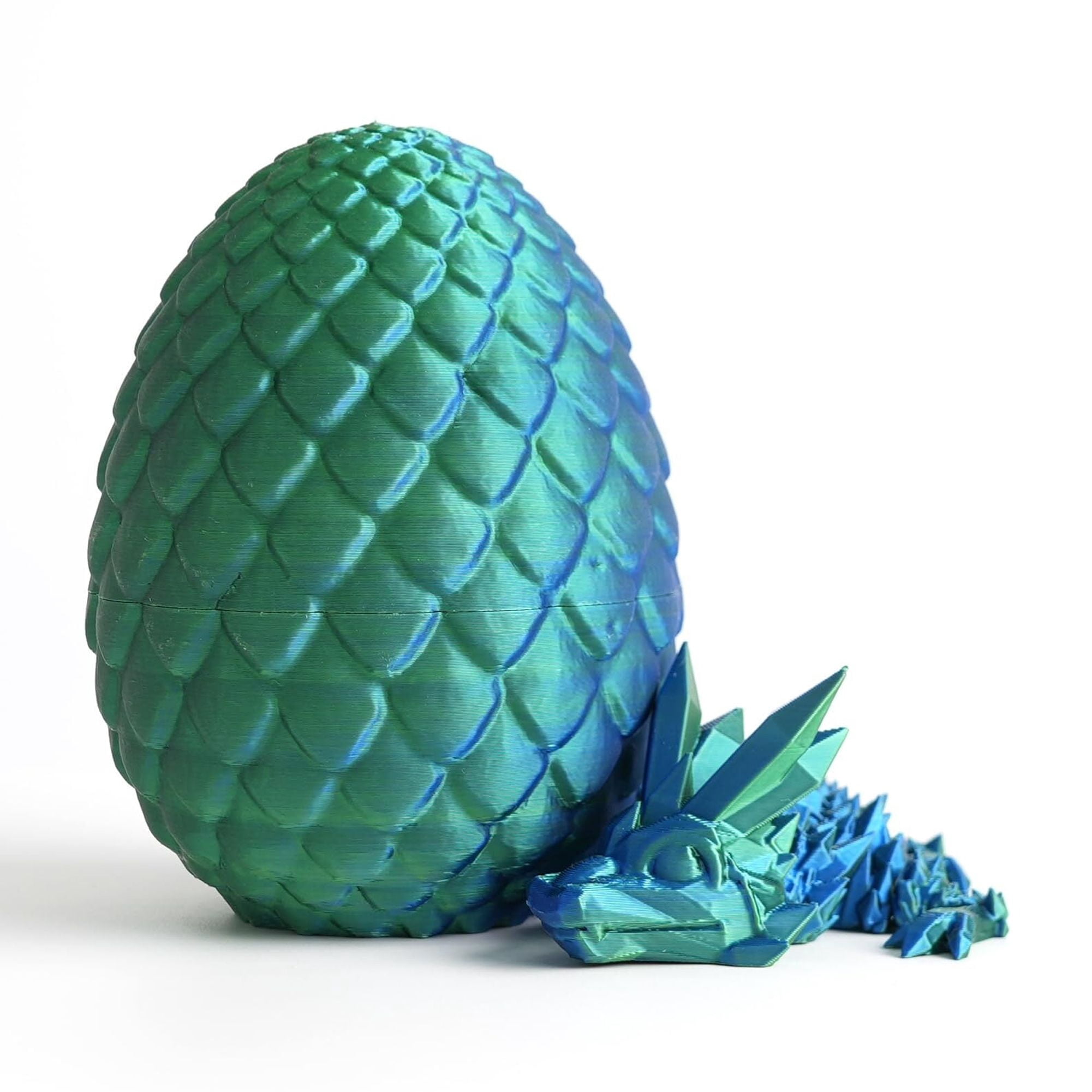 4 Pack Dragon Egg Small, 3D Printed Easter Dragon Eggs with Dragon ...