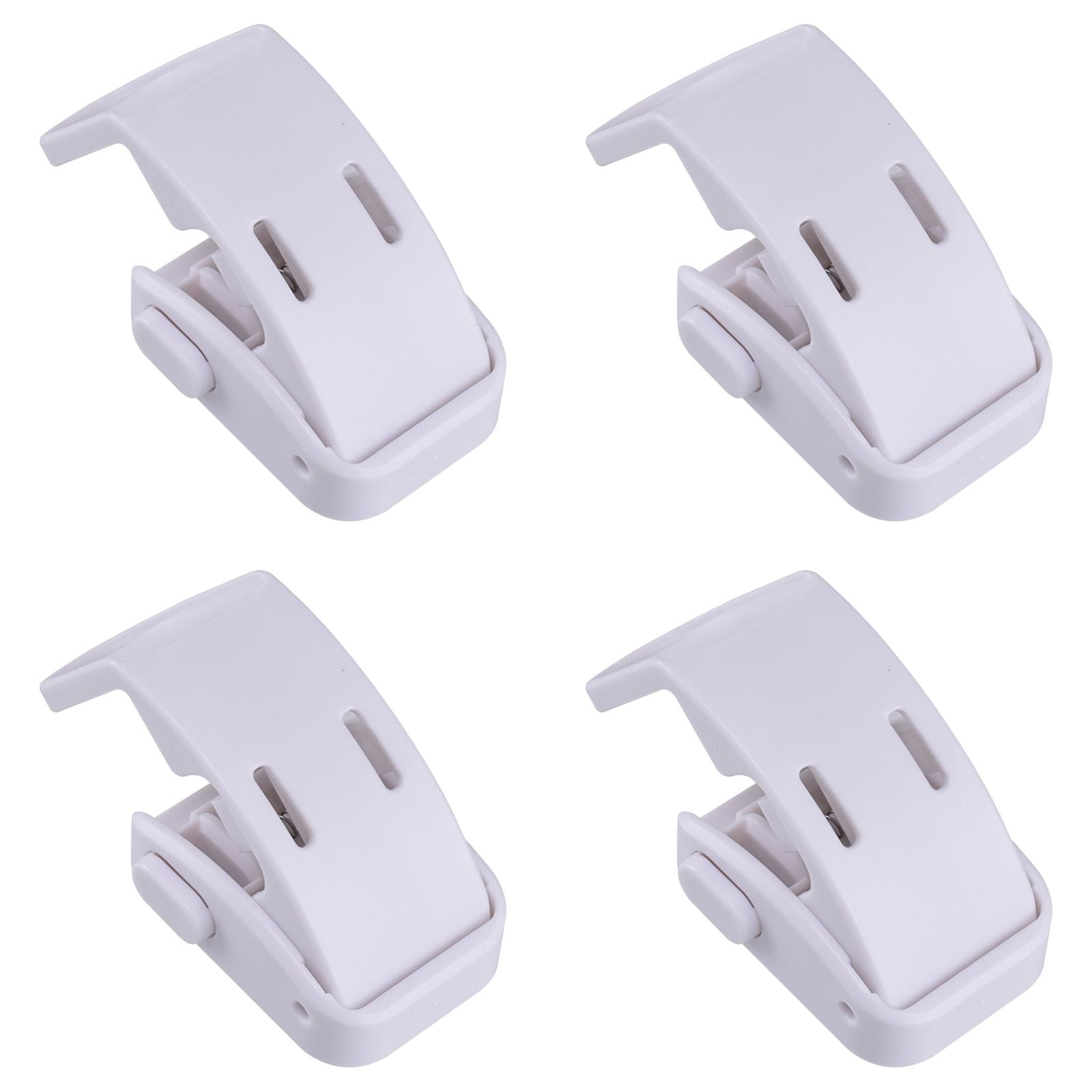 4 Pack Drawer Locks Proof Cabinet Locks Safety Botton Lock for Drawers ...