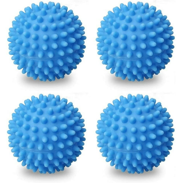 4 Pack Dryer Balls, Washing Ball Speeds Drying Reusable Dryer Ball ...