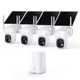 4-Pack Dual-Lens Security Cameras Wireless Outdoor, Home Security ...