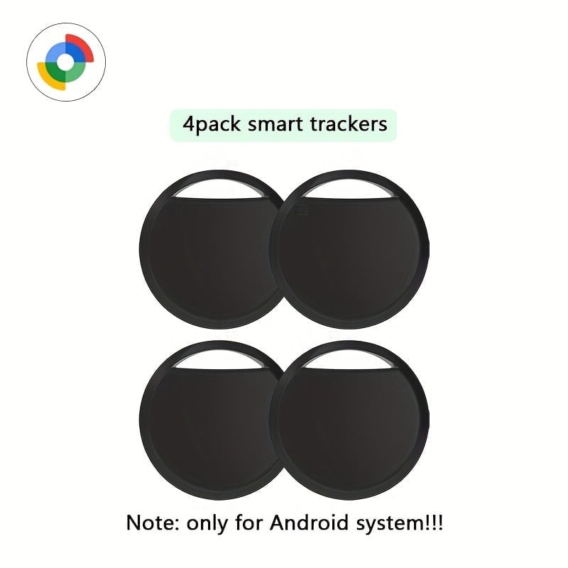 4 Pack Dual System Tracker for iOS and Android Bluetooth Tracker Smart ...