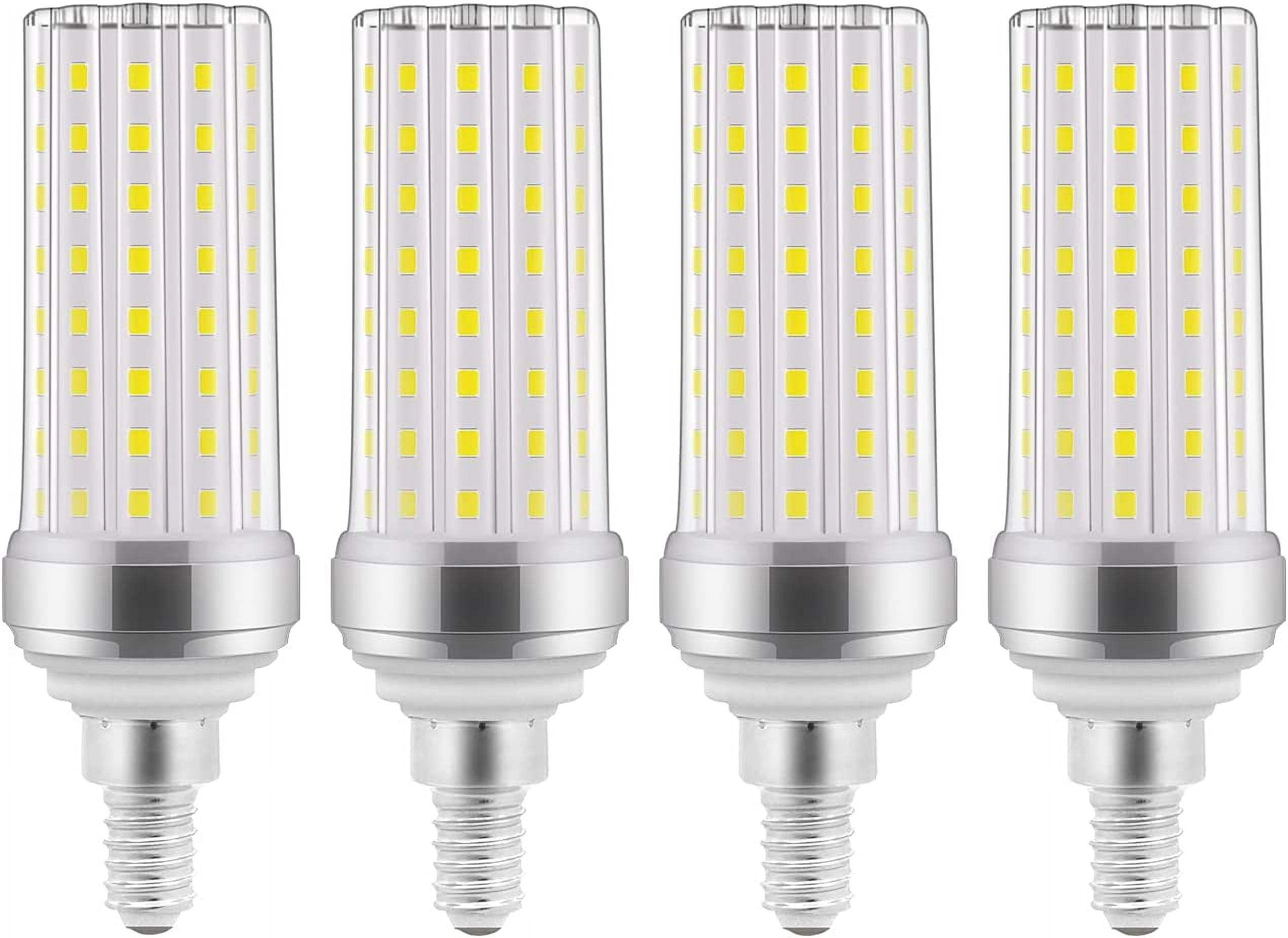 4 Pack E12 LED Bulbs, 20W Candelabra LED Light Bulbs 150W Equivalent ...