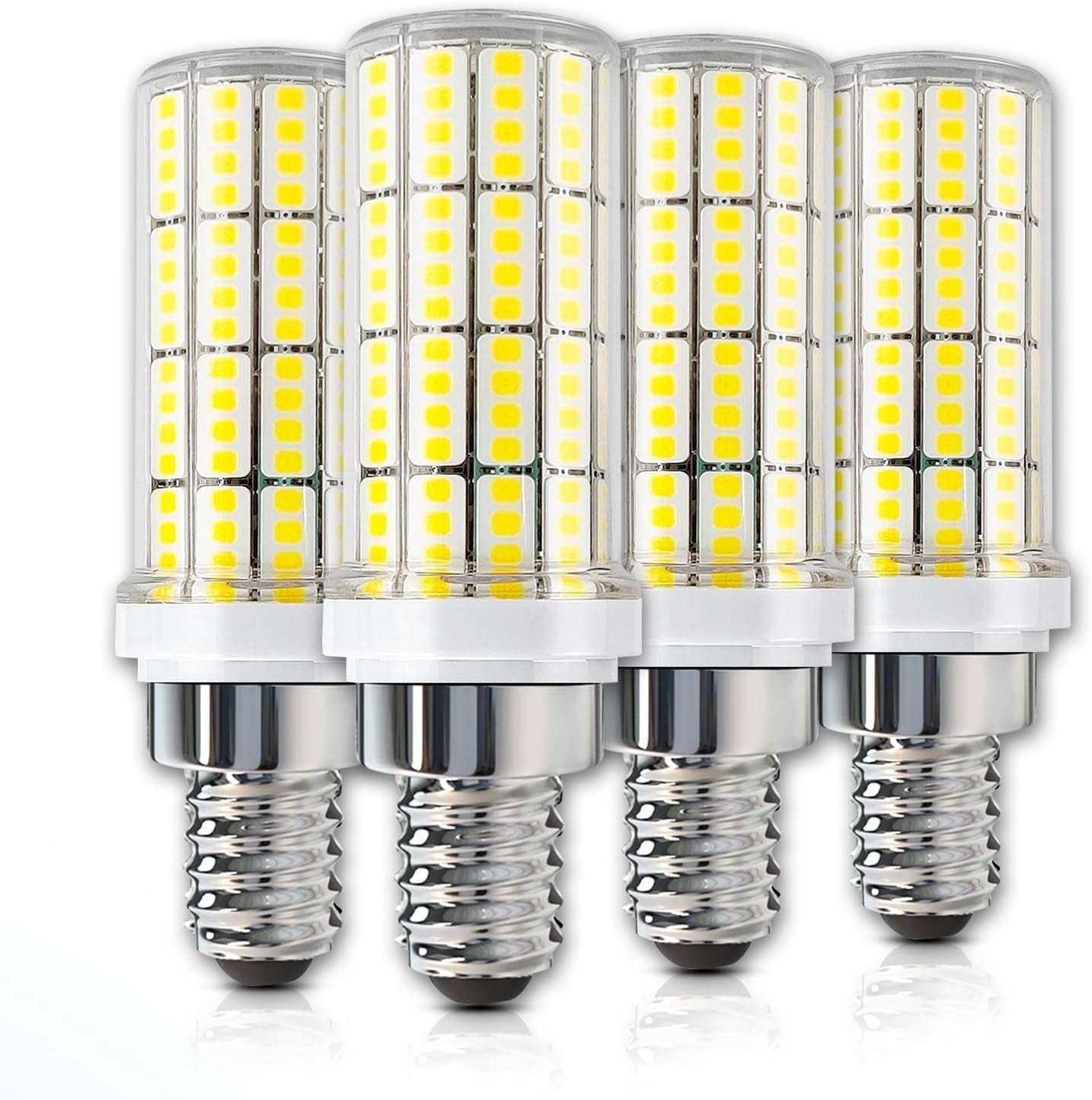 NS, 4-Pack E12 LED Bulb, 200W Equivalent, Daylight White Candle Lights ...