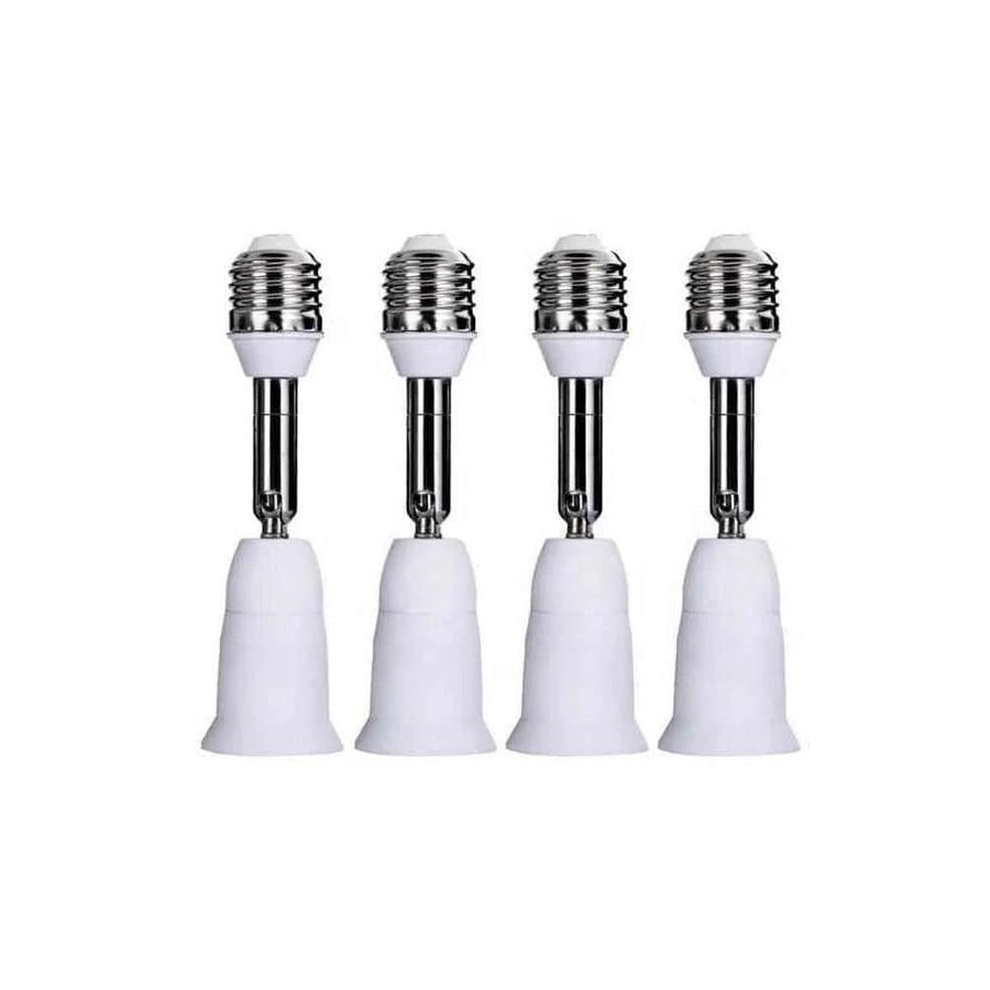 4 Pack E26/E27 Light Socket Extender, 4.5 Inch Position... - Walmart.com