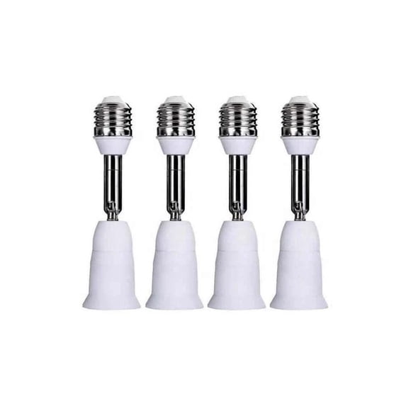 4 Pack E26/E27 Light Socket Extender, 4.5 Inch Position... - Walmart.com