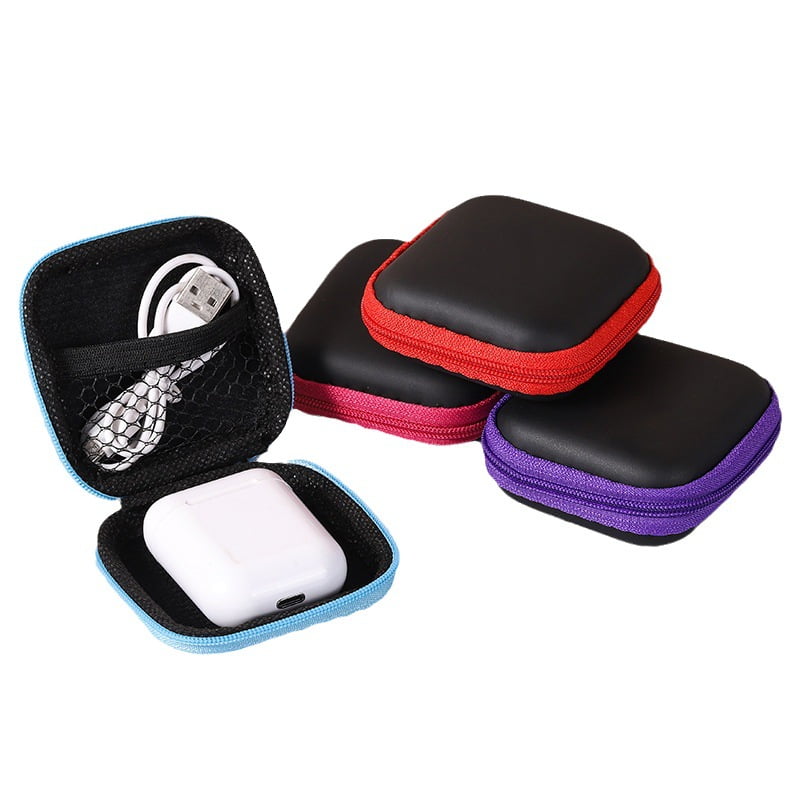 4 Pack EVA Earbud Case, Earphone Case Pouch Headphone Case Holder, for ...