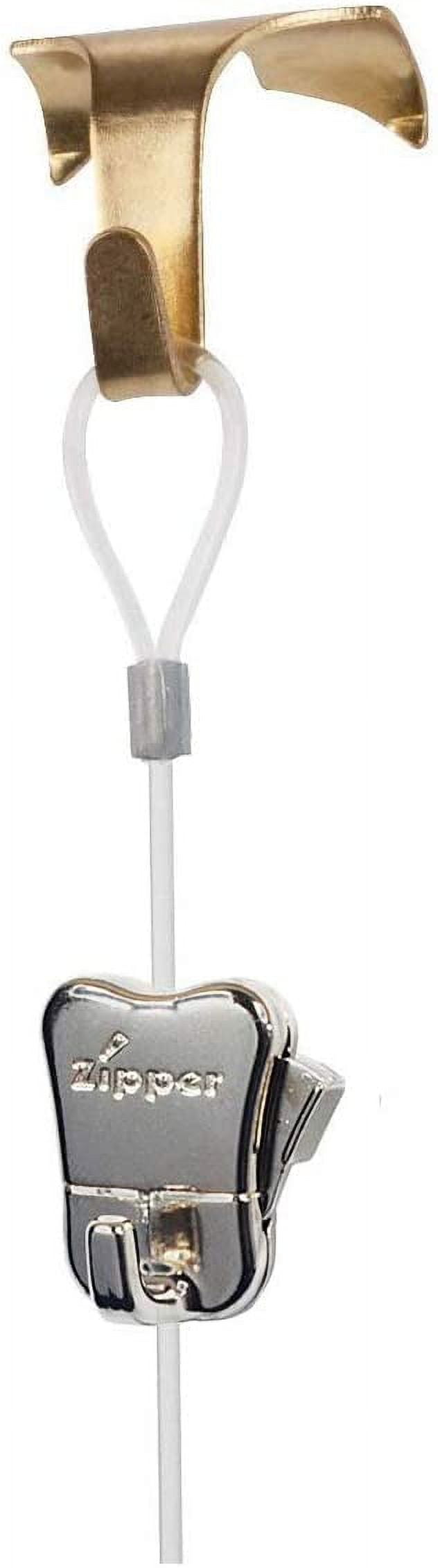 4 Pack Each STAS Moulding Hooks + Perlon Cords with Loop + Zipper Hooks ...