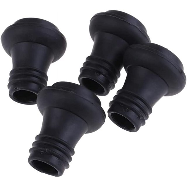 4 Pack Easy Insert Silicone Wine Stopper Suction Bottle Vacuum Pump ...