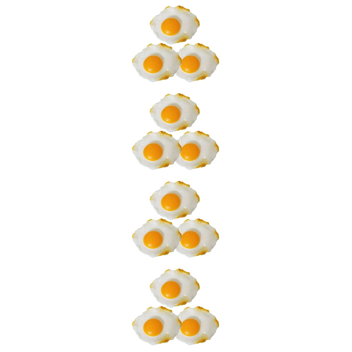 4 Pack Egg Cartons Simulated Omelette Model Fun and Practical Fake Food ...