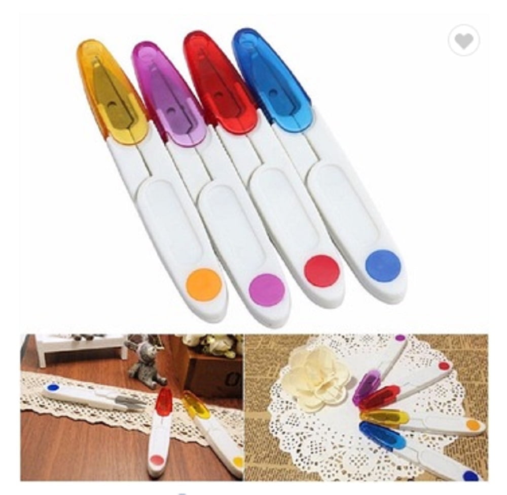 4-Pack Embroidery Sewing Snips Set – Versatile Thread Cutter Scissors ...
