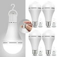 kedelux Emergency Rechargeable LED Bulbs, 1200mAh Backup, E27 15W ...