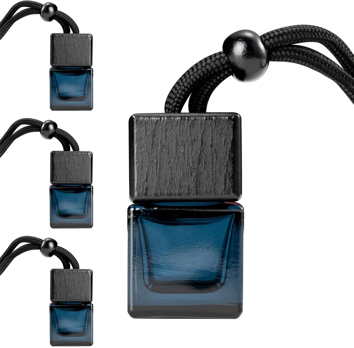 4 Pack Empty Hanging Car Air Freshener Bottles, Refillable Essential ...