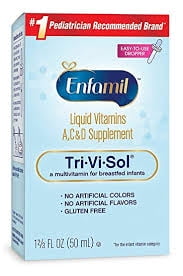 4 Pack - Enfamil Tri-Vi-Sol Vitamin Drops - 50 ML Each - Walmart.com