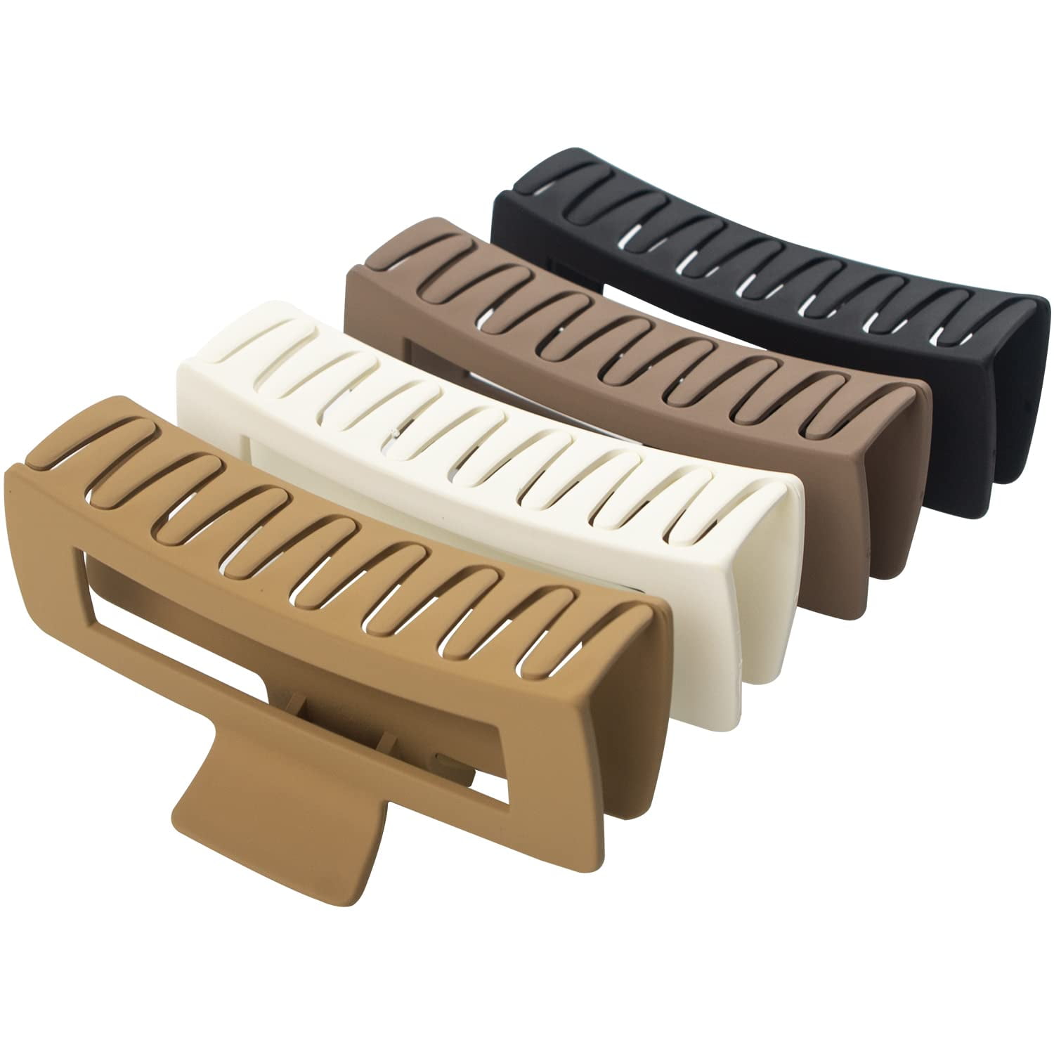 4 Pack Extra Large Hair Claw Clips for Women, 5'' Hair Clips for Thick ...