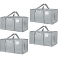 4 Pack Extra Large Heavy Duty Moving Bags - Waterproof Storage Totes ...