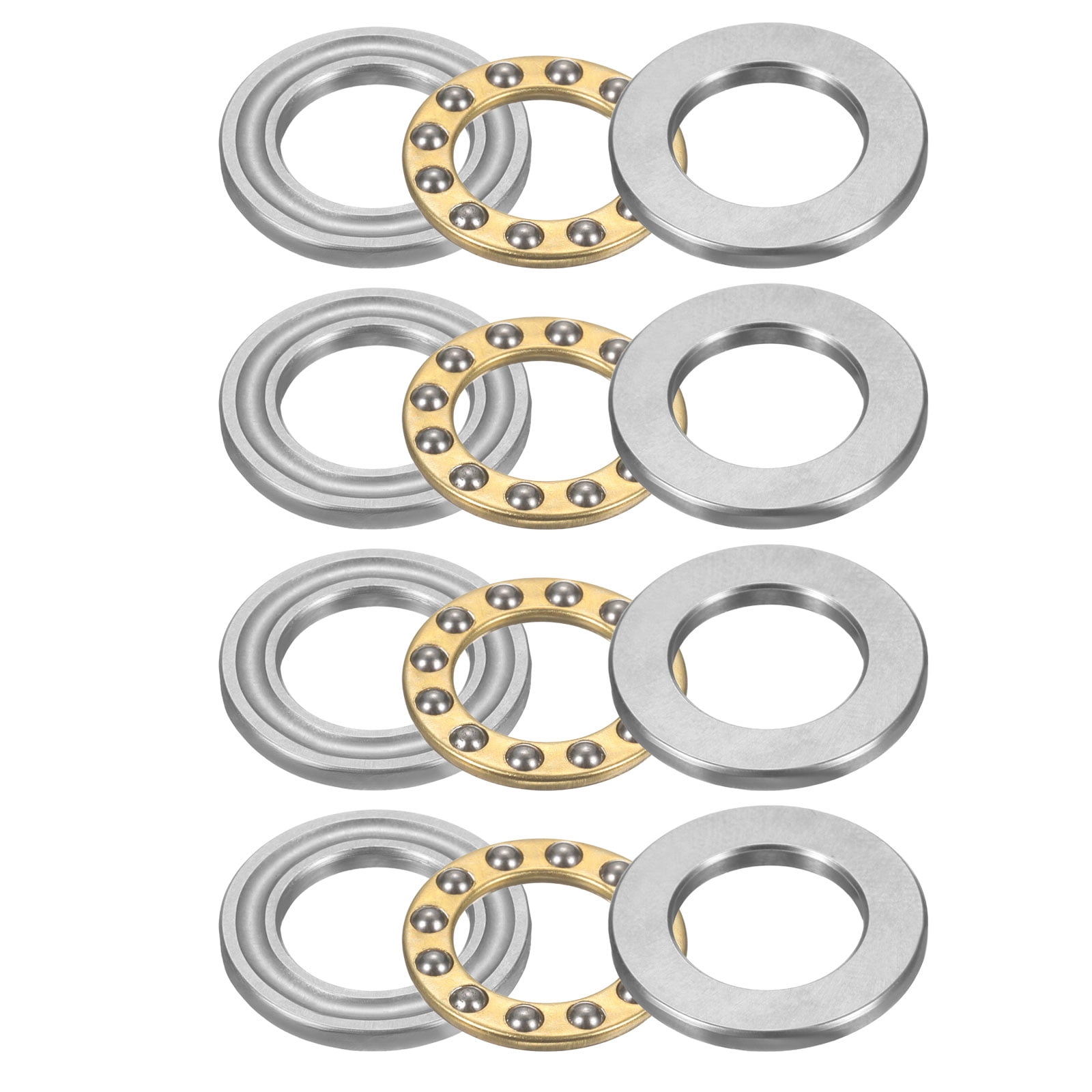4 Pack F13-22M Thrust Ball Bearings, 13mm x 22mm x 7mm Miniature Thrust ...