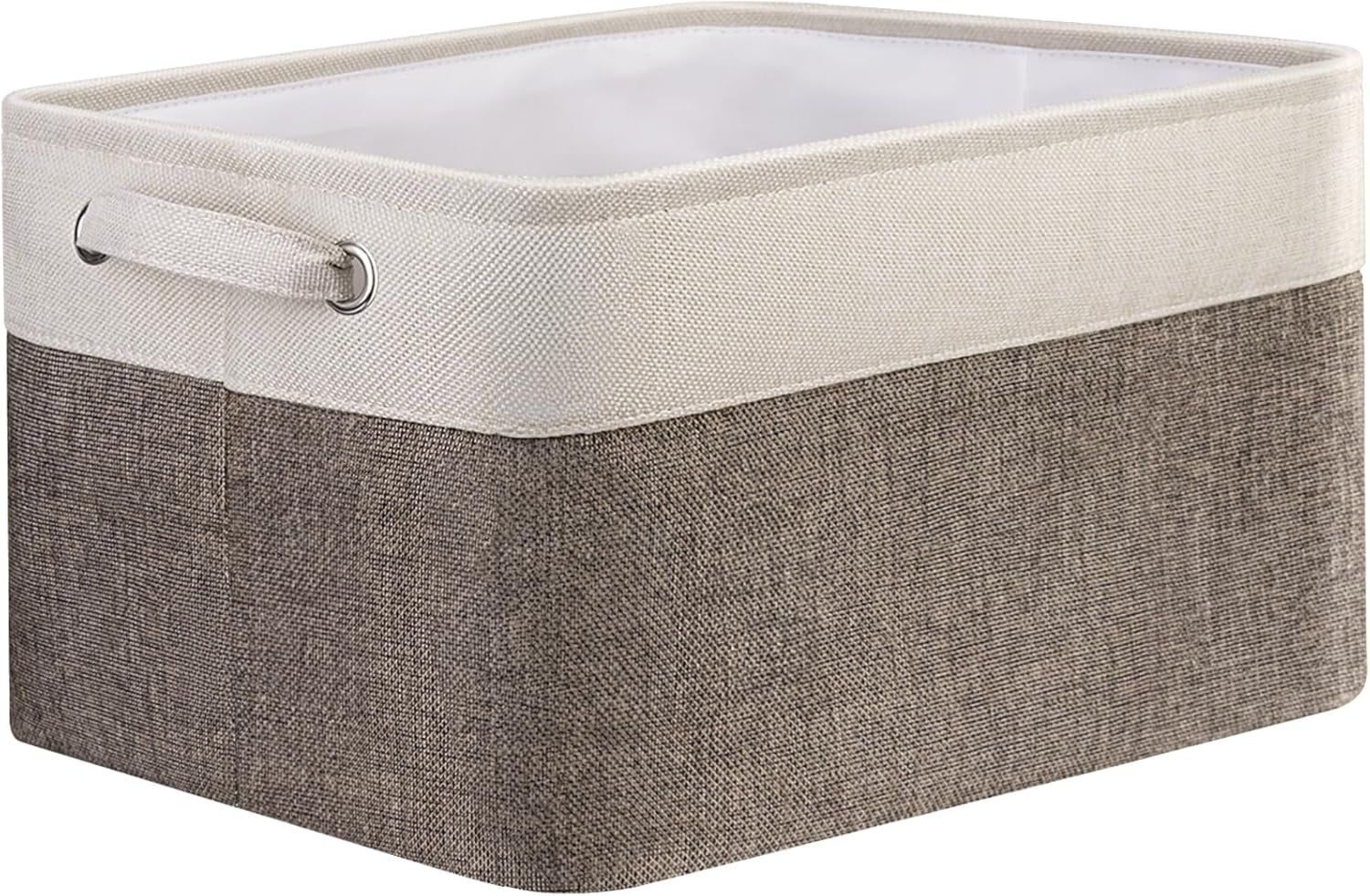 4 Pack Fabric Storage Bins Storage Basket Closet Shelf Organizer for ...