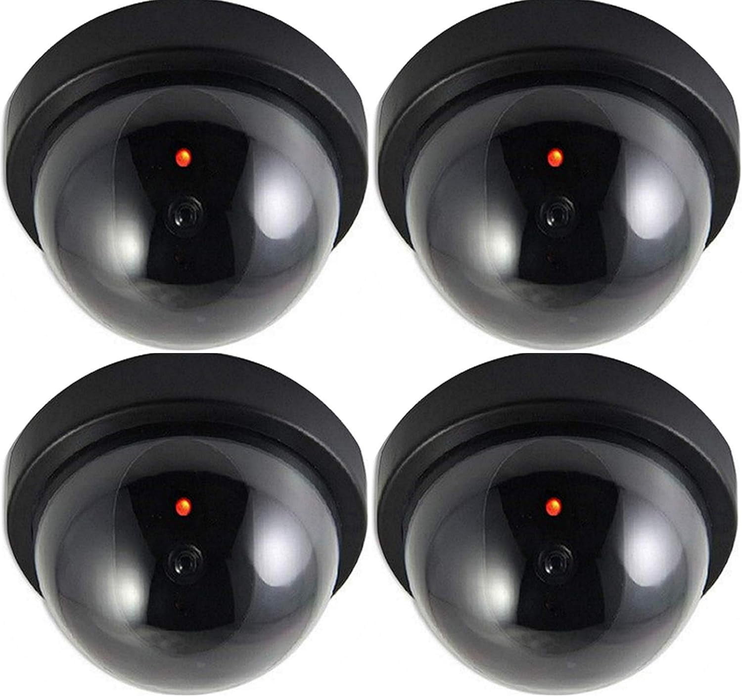 4 Pack Fake Dummy Camera with Lens, Video Surveillance, Cargo Security ...