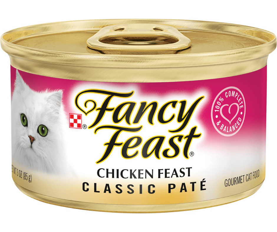 ( 4 Pack ) Fancy Feast Cat Food, Gourmet, Chicken Classic Pate 3 Oz ...