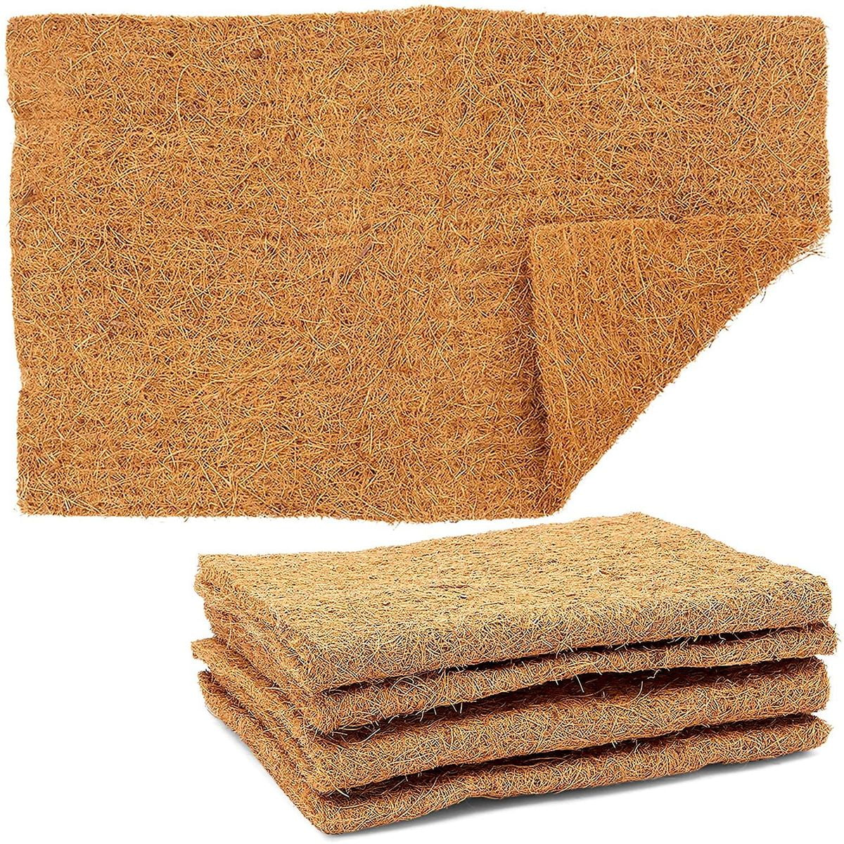 Farmlyn Creek 4-Pack Coco Fiber Mats, Coconut Planting Material Moss ...