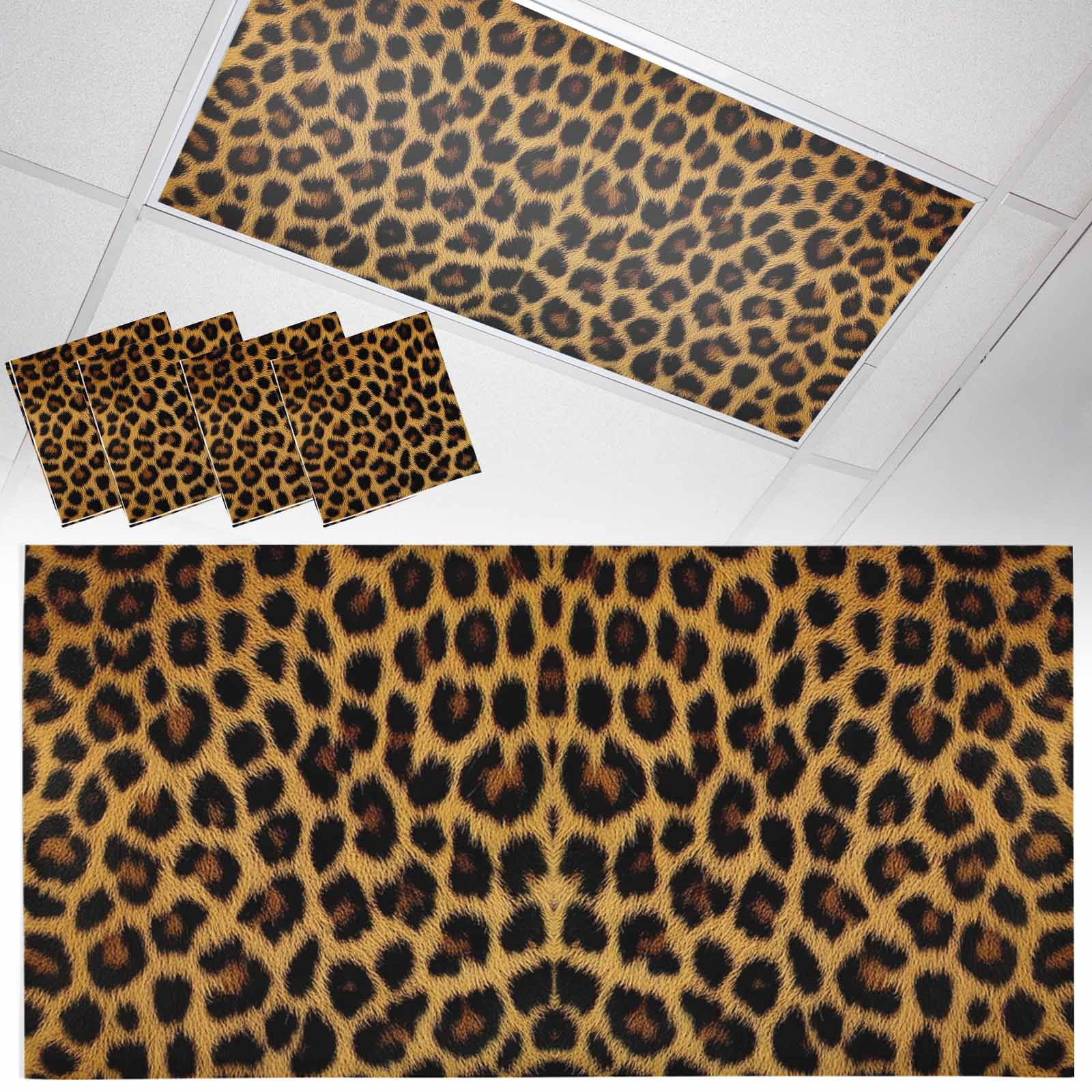 4 Pack Fashion Sexy Animal Fluorescent Light Covers for Ceiling Lights ...