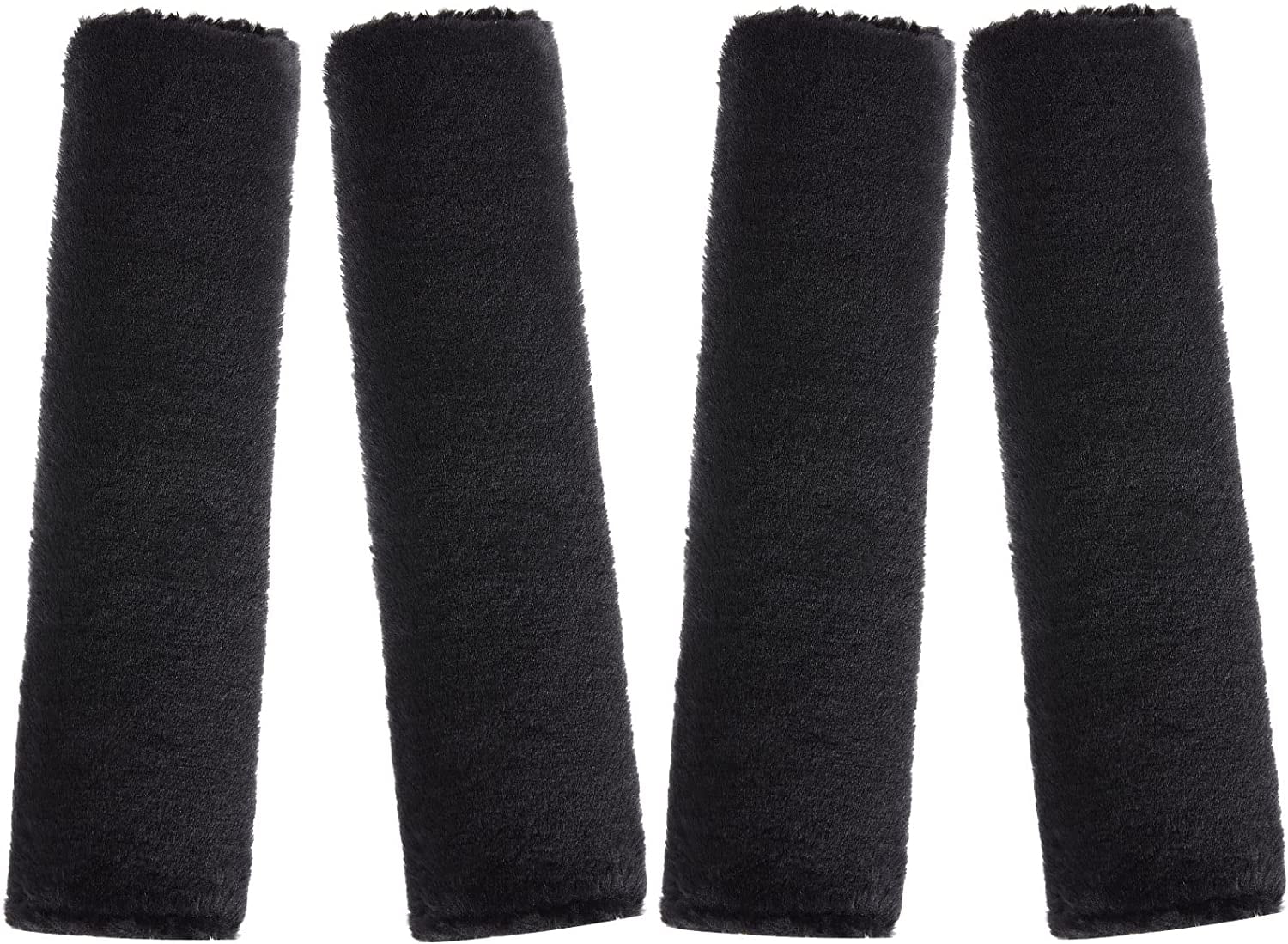 4 Pack Faux Sheepskin Car Seat Belt Pads Seatbelt Protector Soft Seat ...