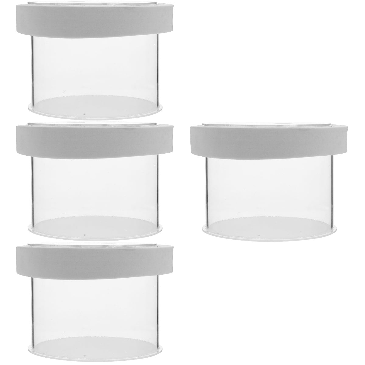 4 Pack Feeder Rat Cage Fish Tank Isolation Box Small Breeder Essentials ...