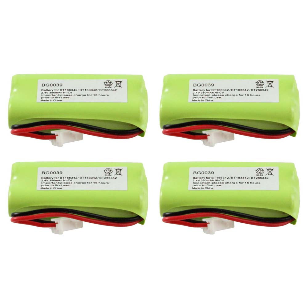 4-Pack Fenzer Home Phone Battery BG0039 for Vtech/AT&T BT166342 ...
