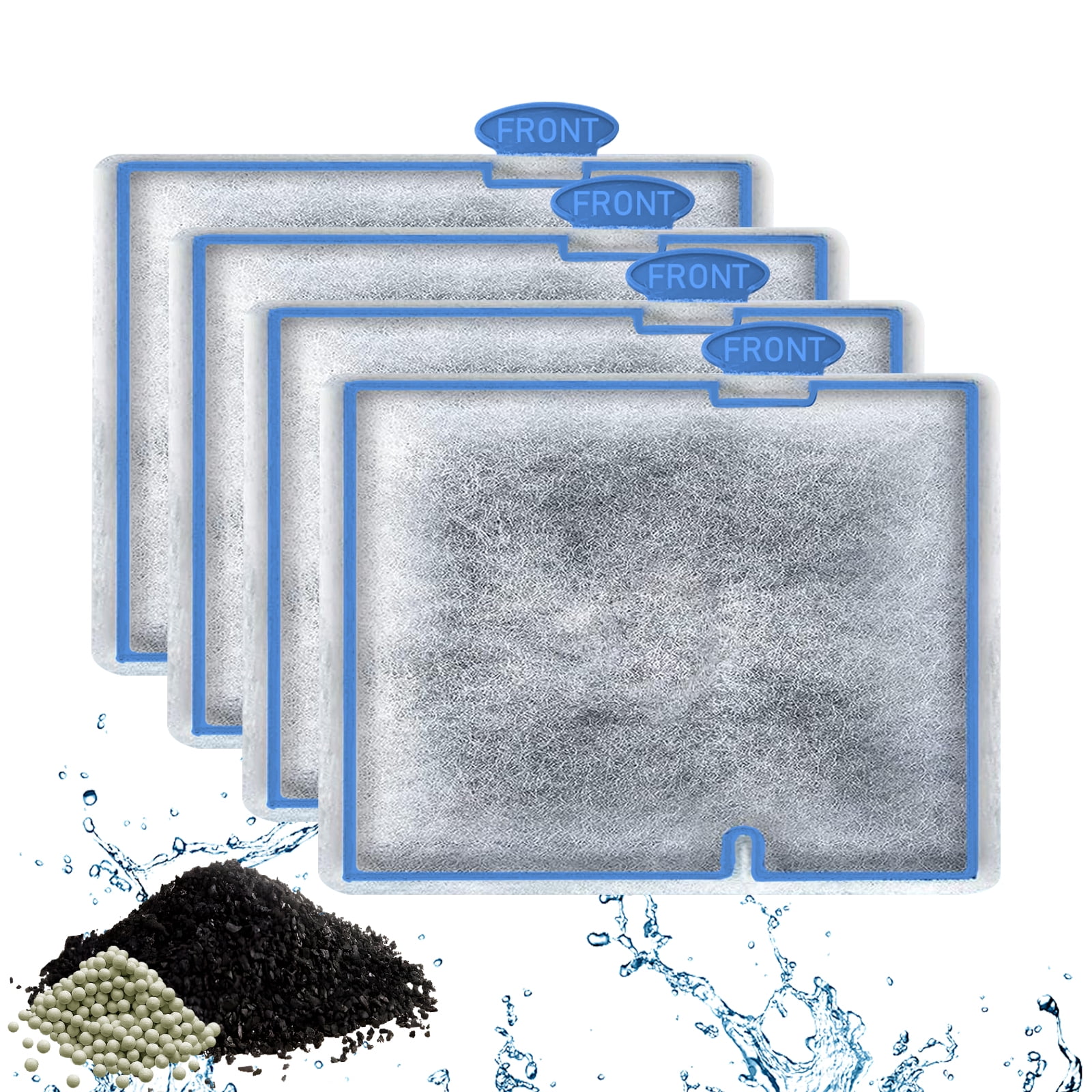 Driamor 4 Pack Small Filter Cartridge, Zeolite Mesh, Compatible with ...