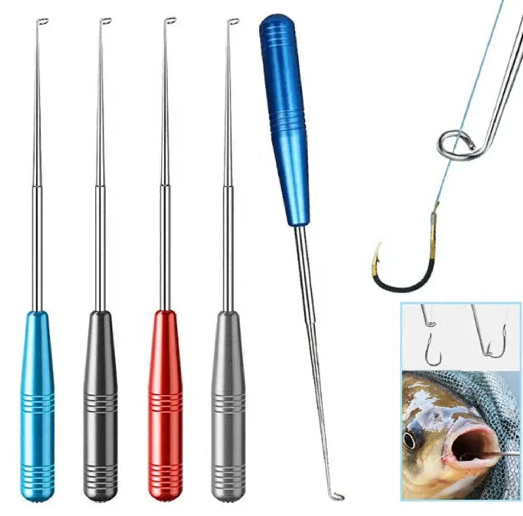 4-Pack Fish Hook Remover Tool – Stainless Steel Quick Hook Extractor ...