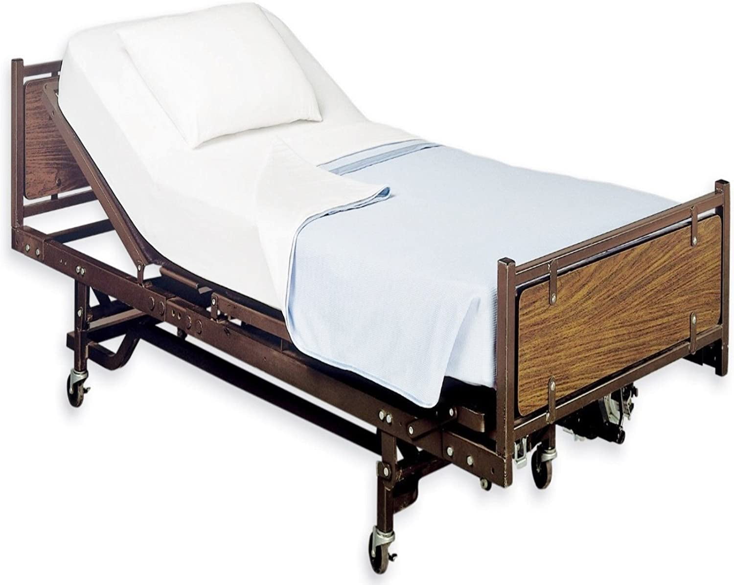4 Pack - Premium Fitted Hospital Bed Sheets Set, 36''x84''x16'' Deep ...