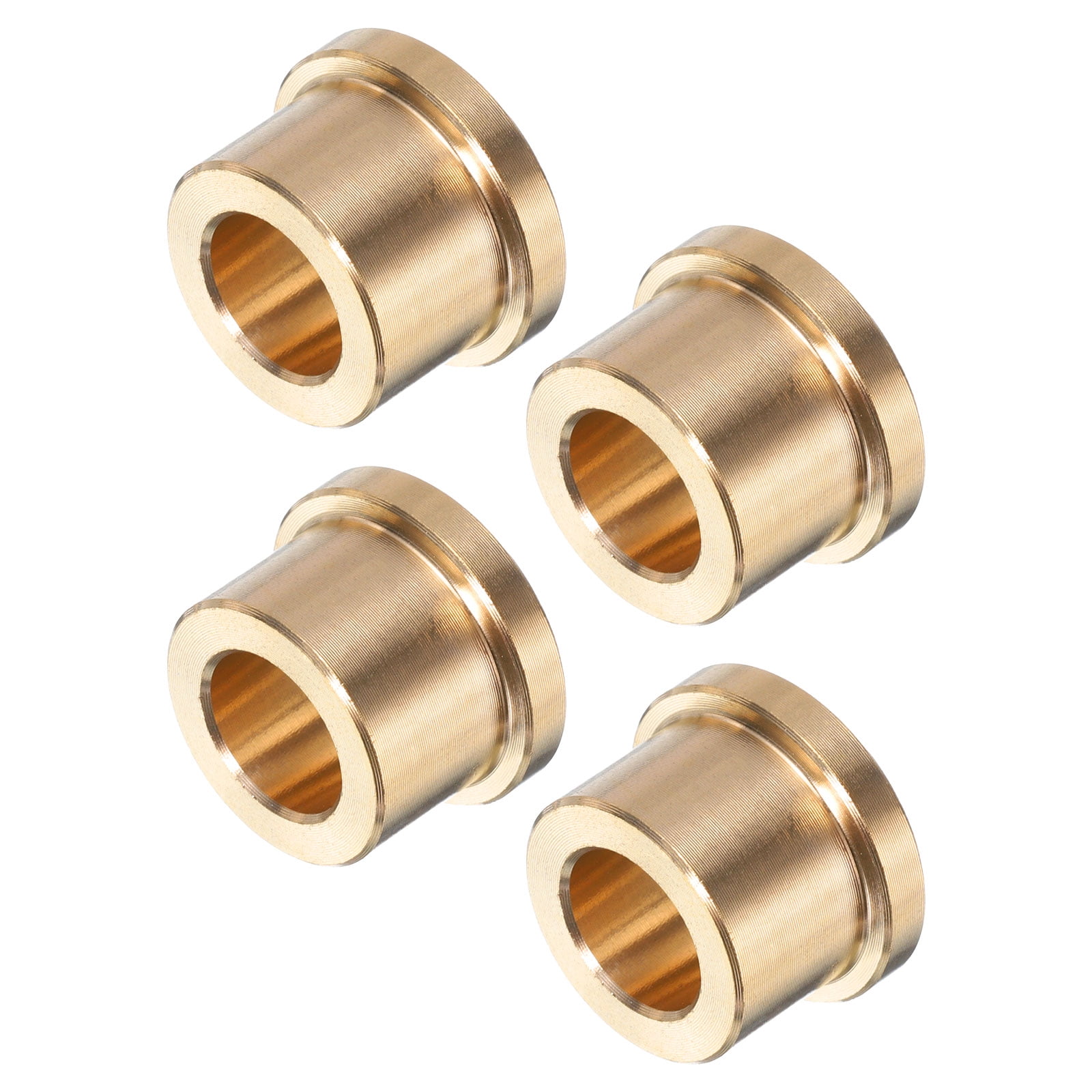 4 Pack Flange Sleeve Bearings 3/8" Bore x 5/8" OD x 1/2" Length x 3/4 ...
