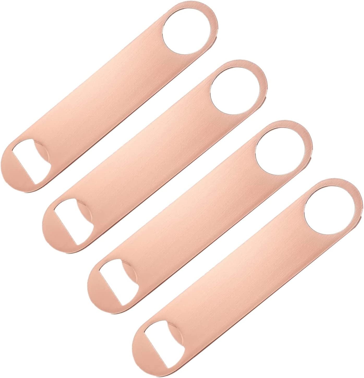 4 Pack Flat Beer Bottle Opener,Heavy Duty Simple and Effective ...