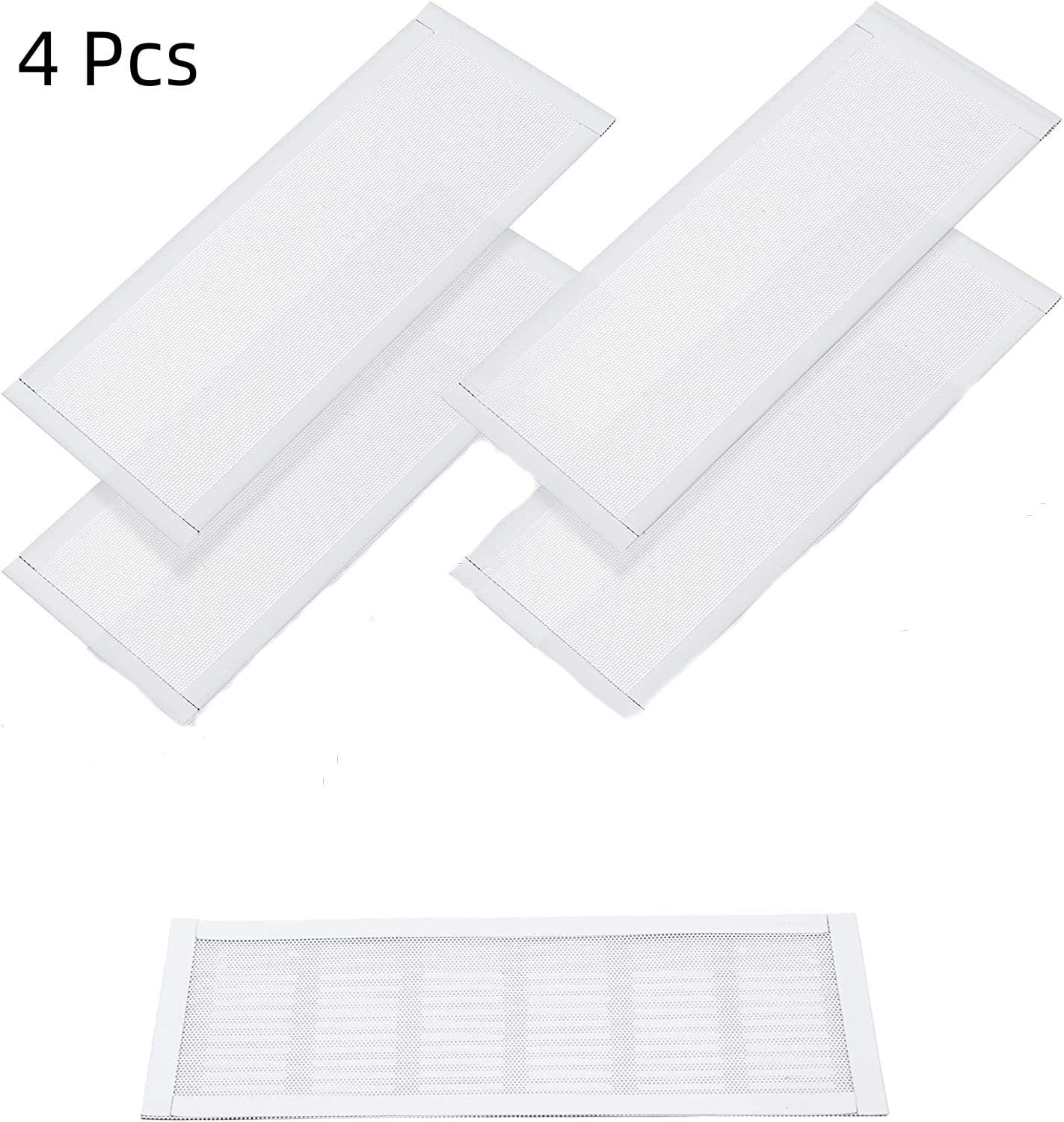 4 Pack Floor Register Screen Vent Mesh - Happon 4x10 inch Plastic ...