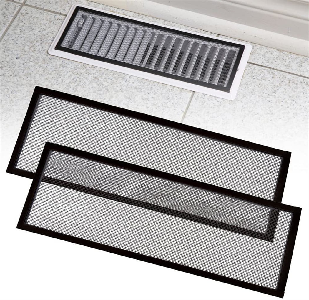 4 Pack Floor Register Screen Vent Mesh - Happon 4x10 inch Plastic ...