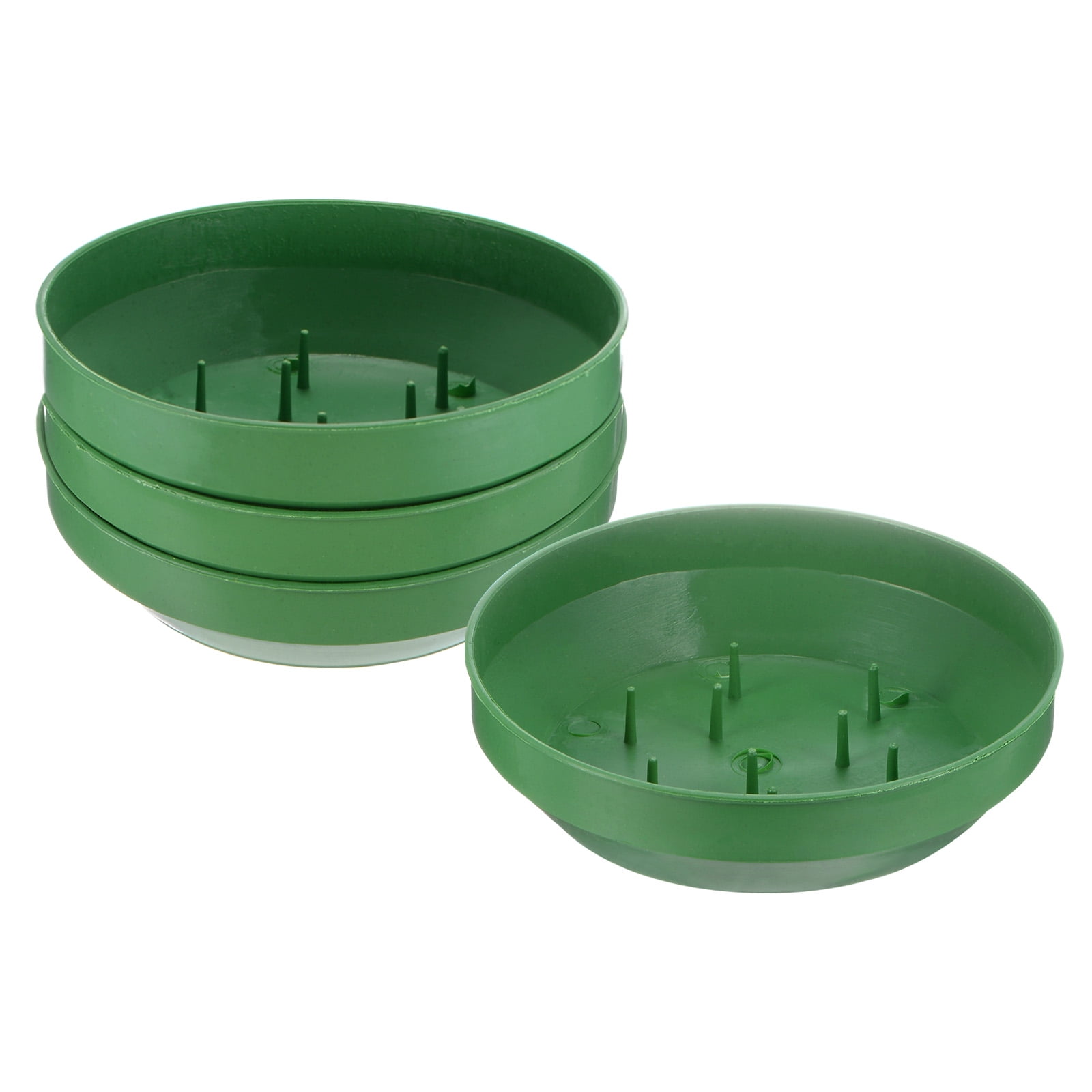 4-Pack Floral Centerpiece Trays, 5.51 Inch Plastic Bowl Flower ...