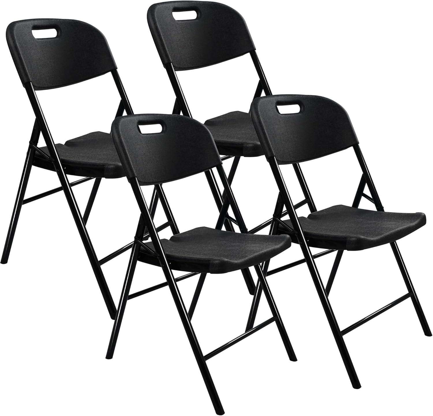 4 Pack Folding Chair, 700 lb Weight Capacity,Indoor/Outdoor Heavy Duty ...