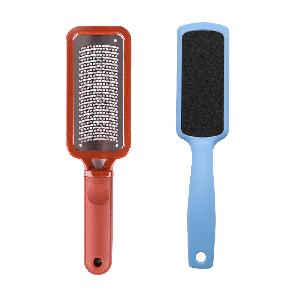 4 Pack Foot File Kit,2 X Stainless Steel Foot Rasp & 2 X Plastic Double ...